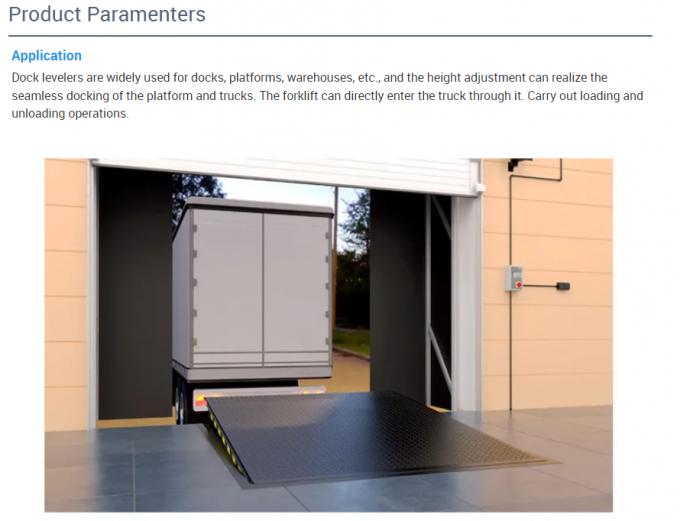 Placa automática da doca da oficina, projeto seguro dos Levelers 25000 ...